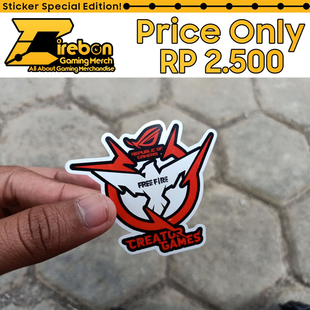 Jual Sticker Stiker Free Fire Creator Games | Shopee Indonesia