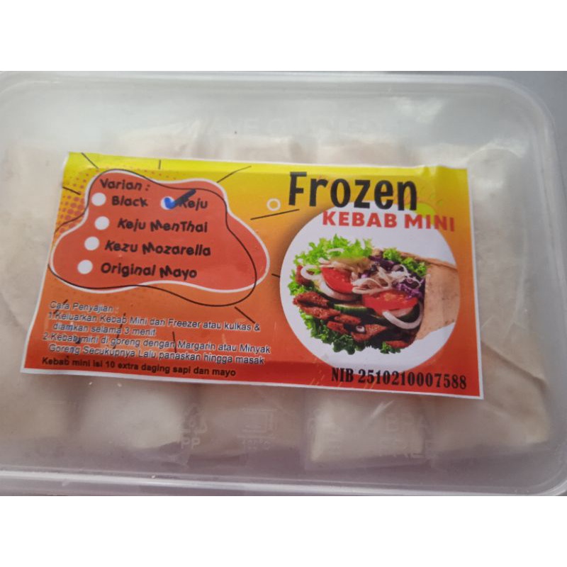 Jual KEBAB MINI FROZEN | KEBAB ISI KEJU | KEBAB ISI MOZARELA | KEBAB ...