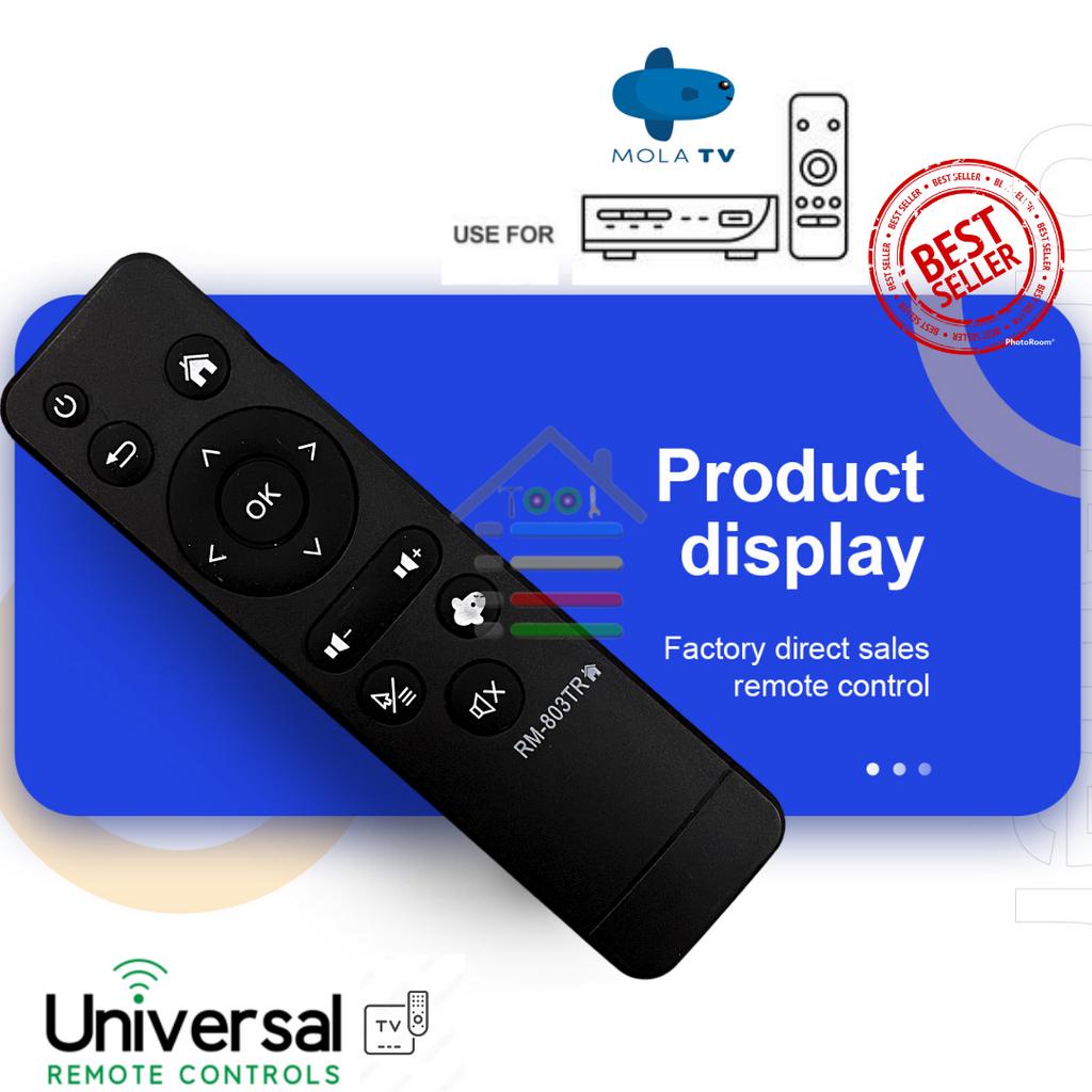 Jual REMOTE STB ANDROID BOX MOLA POLYTRON AKARI TV ANDOID RM-803 ...