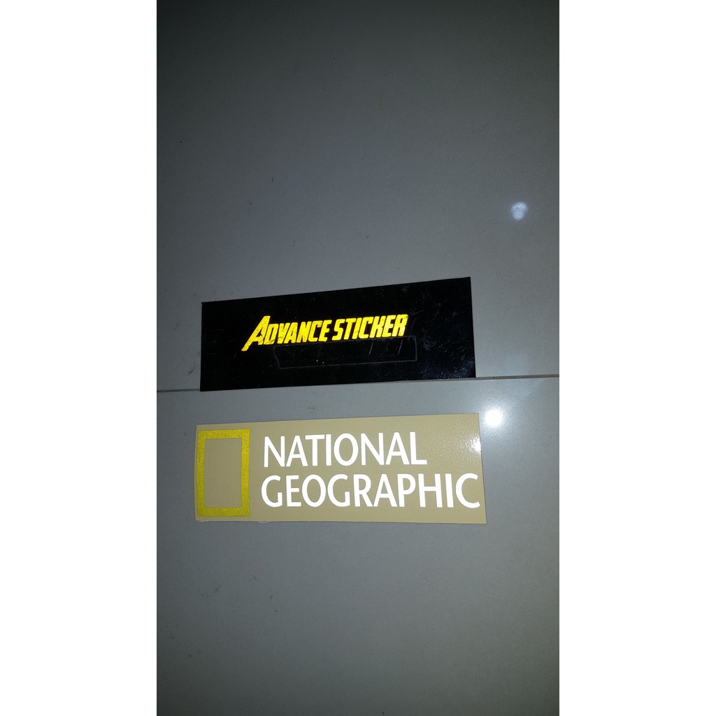 Jual sticker mobil national geographic logo | Shopee Indonesia