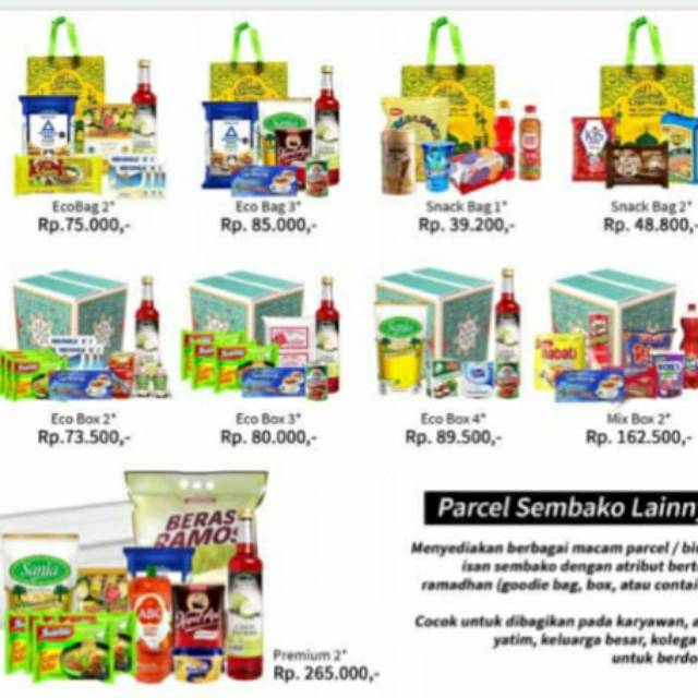 Jual Parcel sembako | Shopee Indonesia