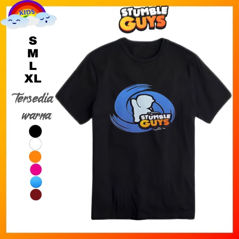 Jual Stumble guys guy baju kaos shirt distro Anak stumble guys guy kaos ...