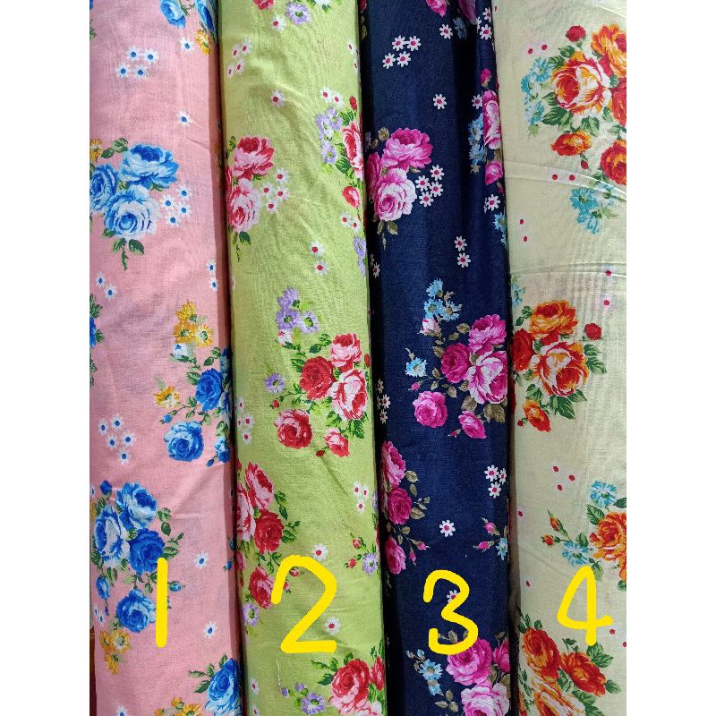 Jual Kain katun bunga per ½ meter | Shopee Indonesia