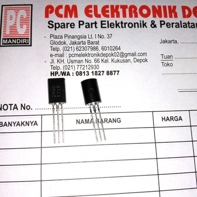 Jual D400 2Sd400 D 400 2Sd 2 Sdtransistor To92 To-92 Pcmelebik54 Segera ...