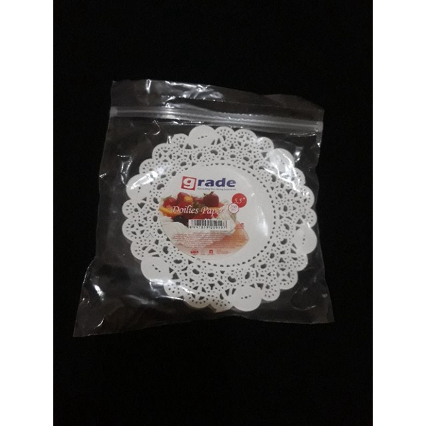 Jual Kertas alas putih / alas bulat / papper doilies / papper doily ...