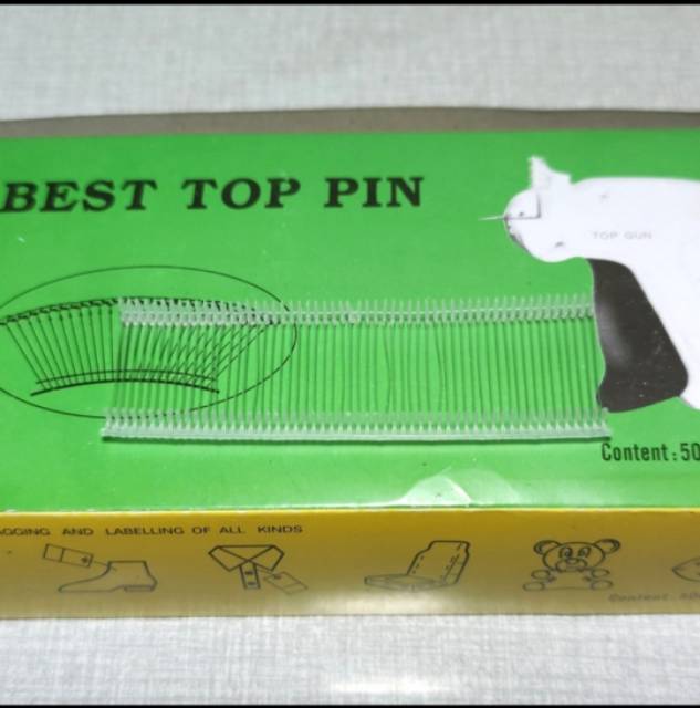 Jual TOP PIN /TAG PIN / Isi Renfill Tag Gun 5000pcs | Shopee Indonesia