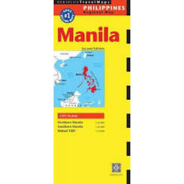 Jual Manila Travel Map Second Edition (Philippines Regional Map ...