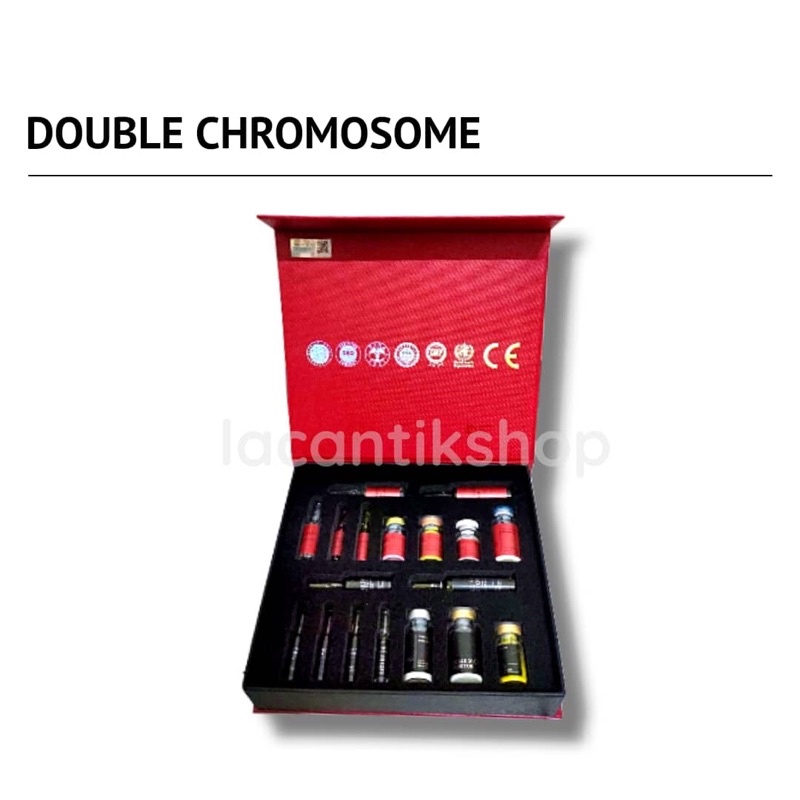 Jual CHROMOSOME DIAMOND MERAH double SLC24A5 INHIBITOR | Shopee Indonesia