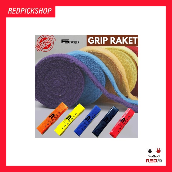 Jual GRIP RAKET BADMINTON BULUTANGKIS Handuk Towel Frasser Fiber Bagus ...