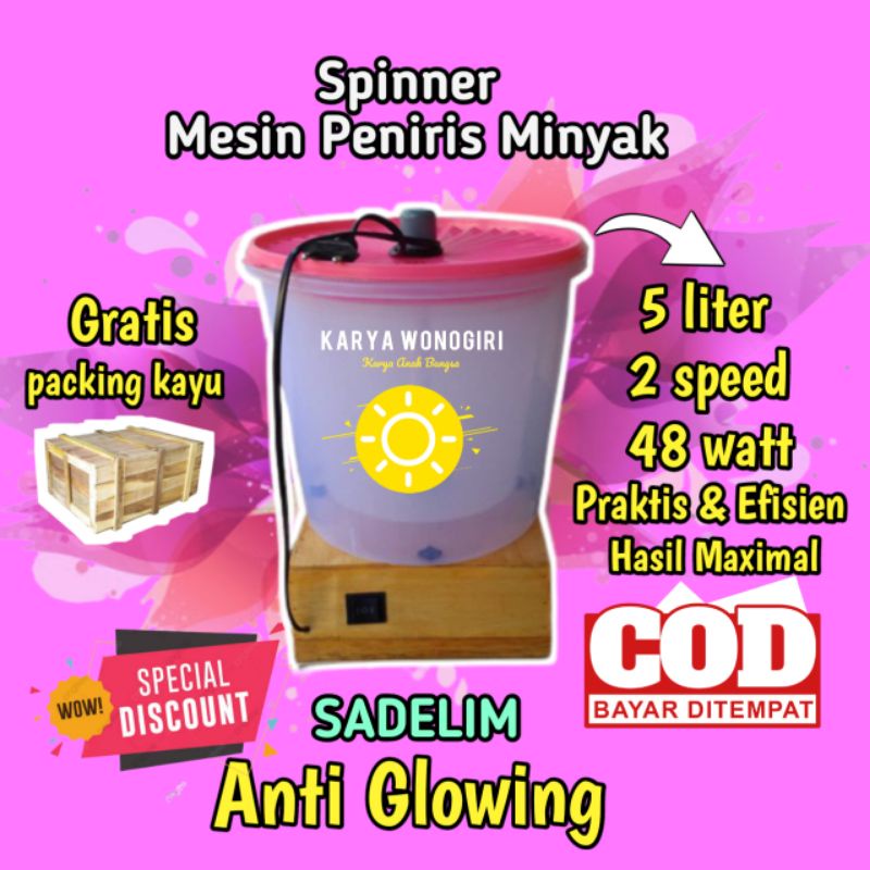 Jual Sadelim spiner peniris minyak spinner minyak mesin pengering ...