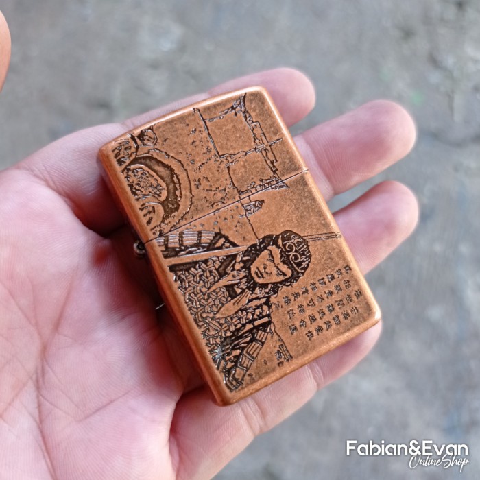 Jual Korek Api Zippo Premium Bronze Sun Wukong | Shopee Indonesia