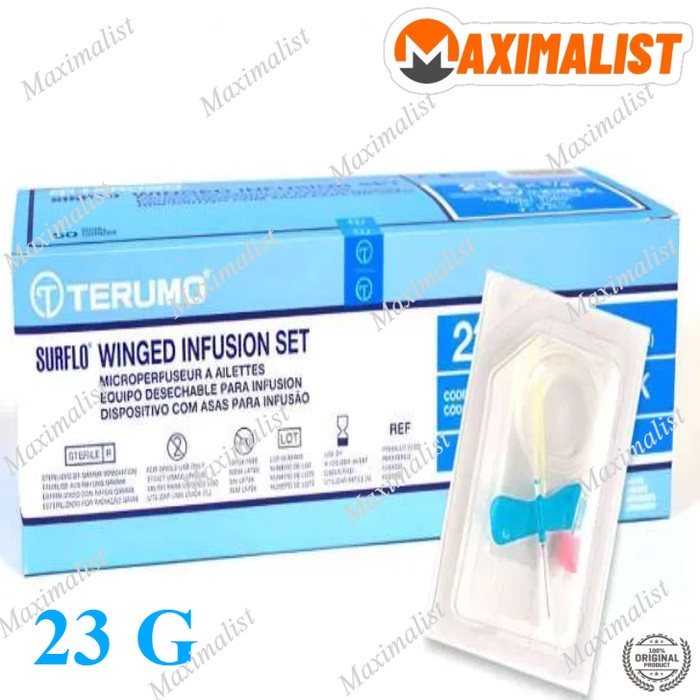 Jual ECERAN - Wing Needle Terumo 21G / 23G / 25G / 27G - Jarum Infusion ...