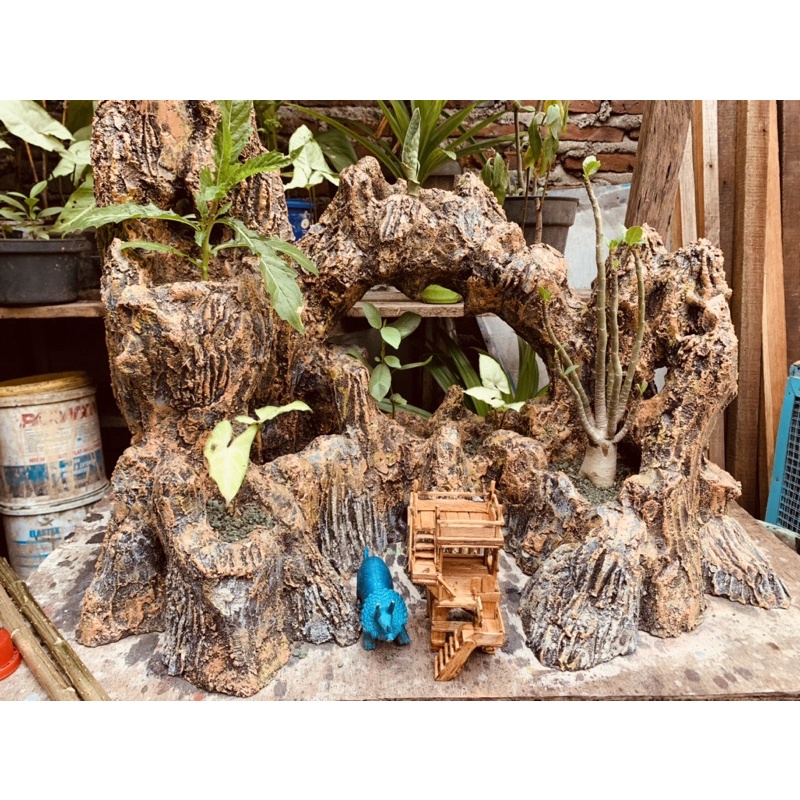Jual Hiasan Pot Penjing Panorama Air Terjun Miniatur | Shopee Indonesia