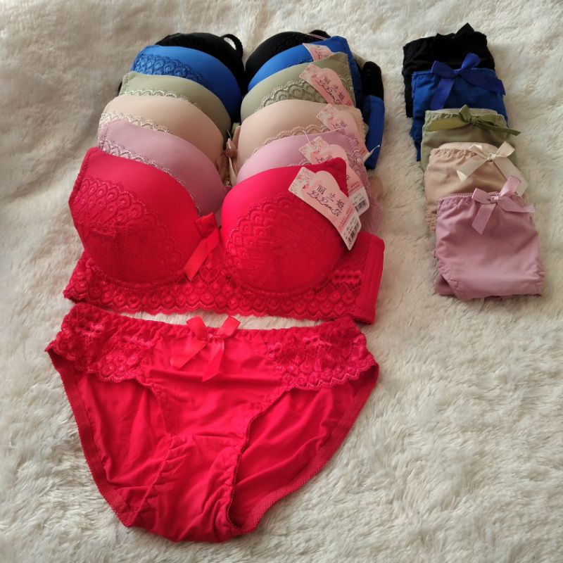 Jual SET BRA KATUN RENDA SETELAN BH CD 177 961 - BUNGALILY | Shopee Indonesia