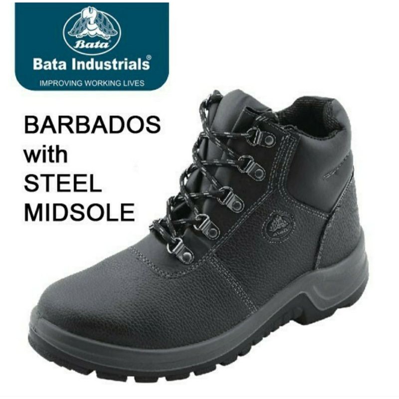 Jual SEPATU SAFETY SHOES BATA BARBADOS WITH STEEL MIDSOLE ORIGINAL ...