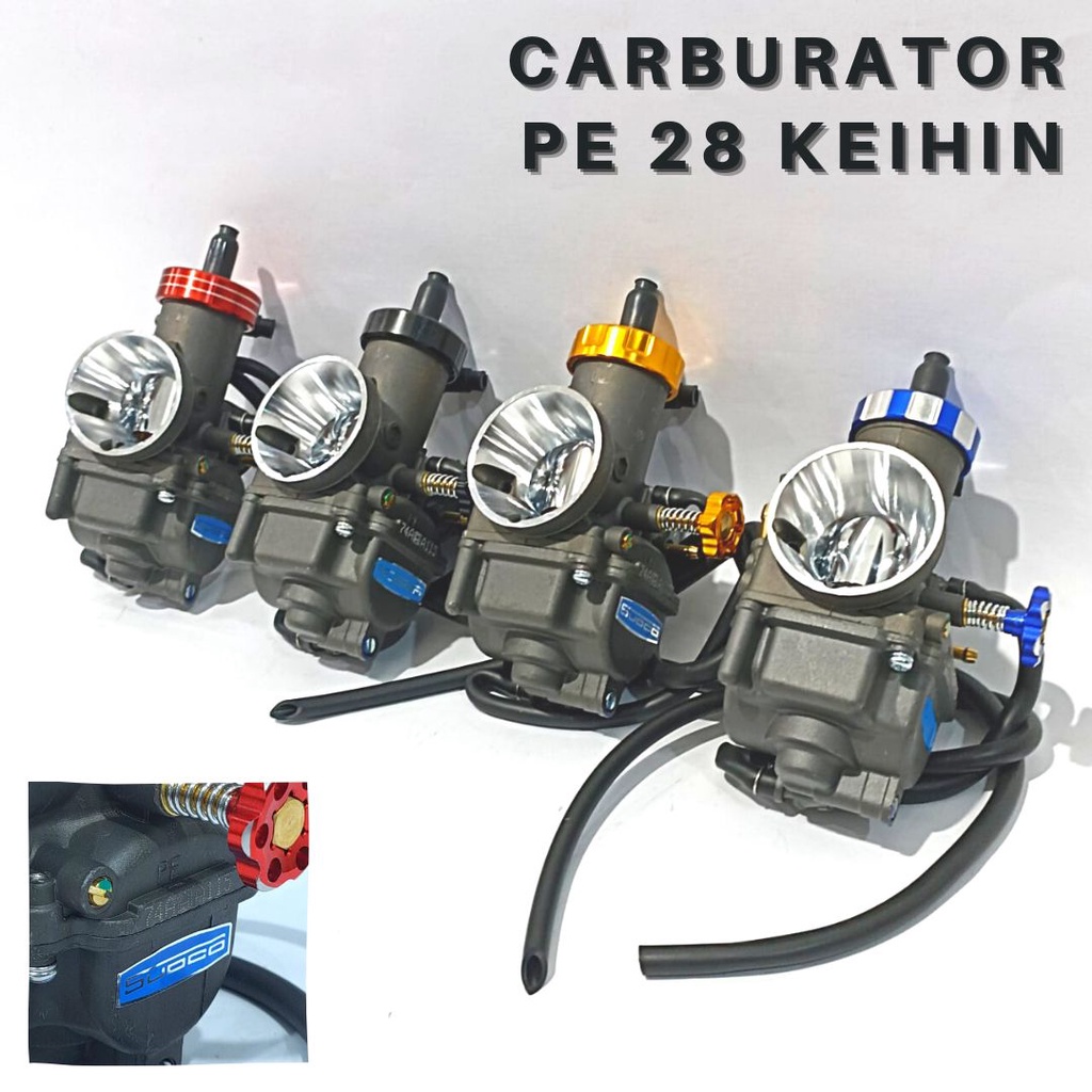 Jual KARBURATOR PE 28 BLACK SERIES KARBU PE28 HITAM SUDCO CARBURATOR KEIHIN | Shopee Indonesia