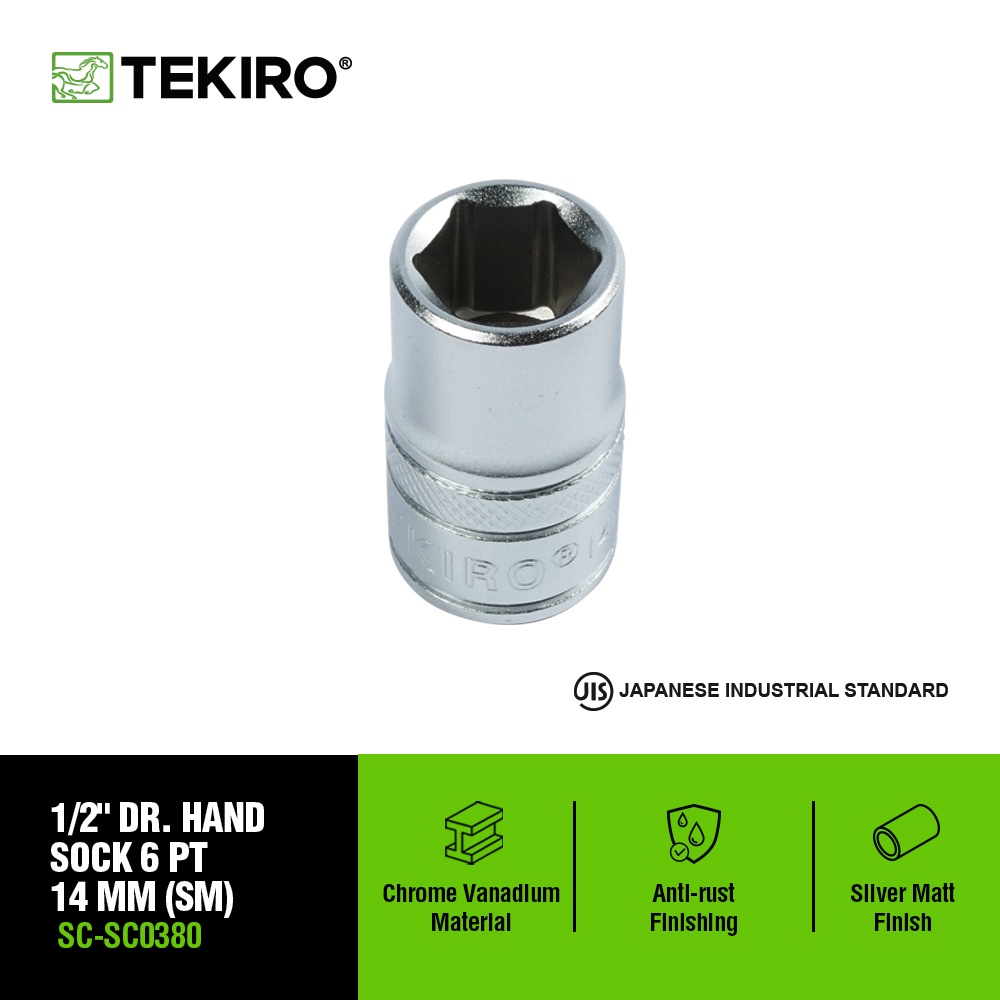 Jual Tekiro 1/2 inch Kunci Sock 6 PT 14 MM / Mata Sok/ Anak Sok | Shopee Indonesia