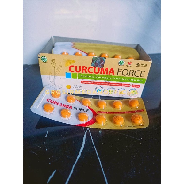 Jual CURCUMA FORTE TABLET TEMULAWAK FORCE - PENAMBAH NAFSU MAKAN ...