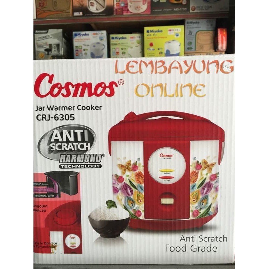 Jual COSMOS HARMOND CRJ-6305 MagicCom / Rice Cooker | Shopee Indonesia