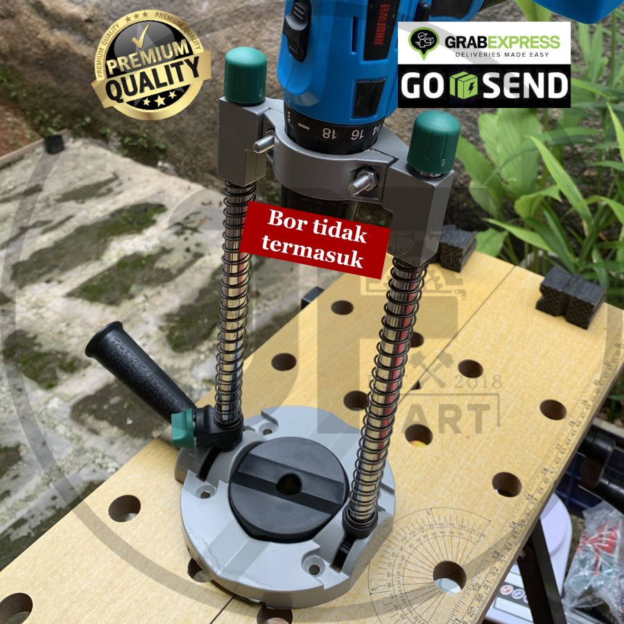 Jual Mobile Drill Stand Dudukan Bor Fleksibel Sudut Derajat | Shopee ...