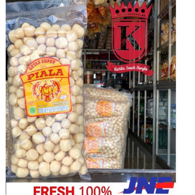 Jual Getas Ikan Khas Bangka / Kretek Ikan Bangka Cap Piala No 1 250gram ...