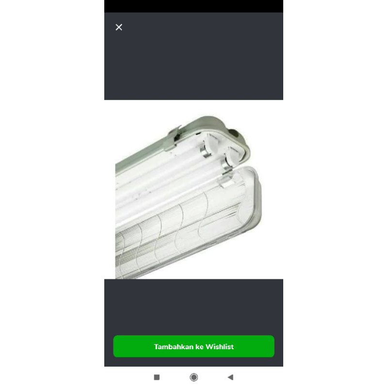 Jual philips tcw060 2x36w kap waterproof philips 2x 36 w | Shopee Indonesia