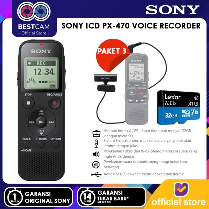 Jual Sony ICD-PX-470 Voice Recorder | Shopee Indonesia