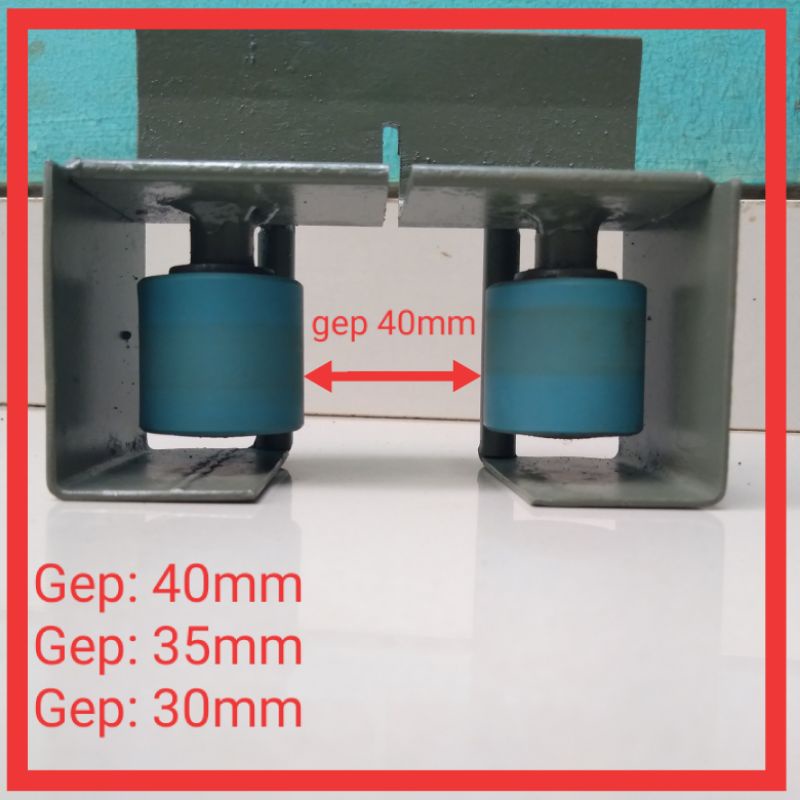 Jual Roda atas pintu pagar dorong dan pintu belok dorong | Shopee Indonesia