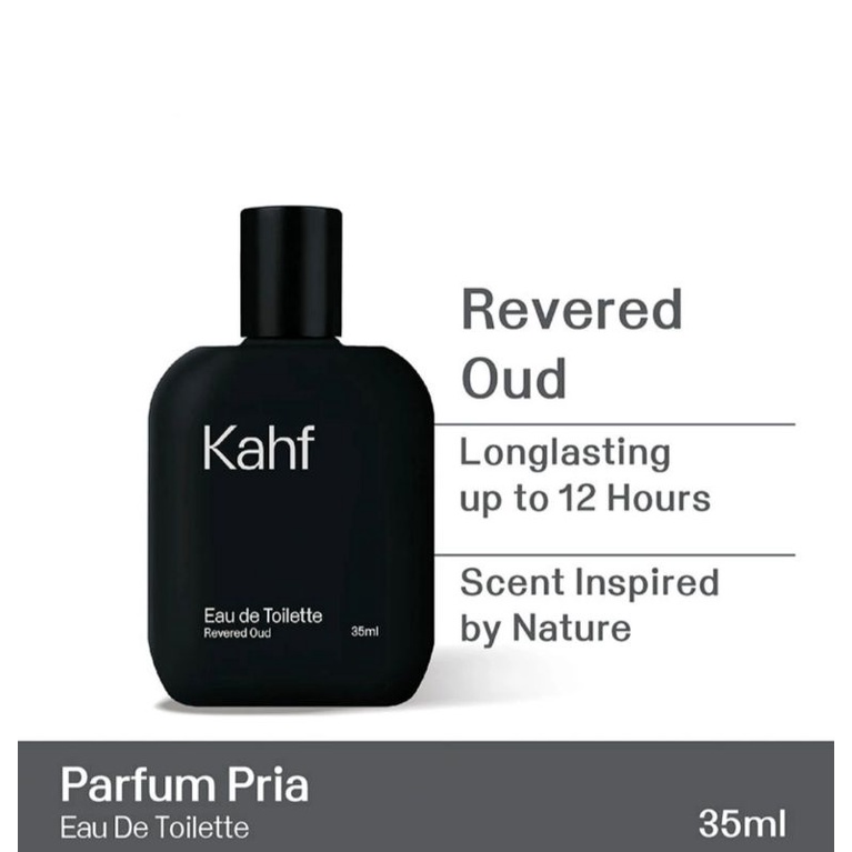 Jual KAHF EDT Eau de Toilette Revered Oud 35ml | Shopee Indonesia