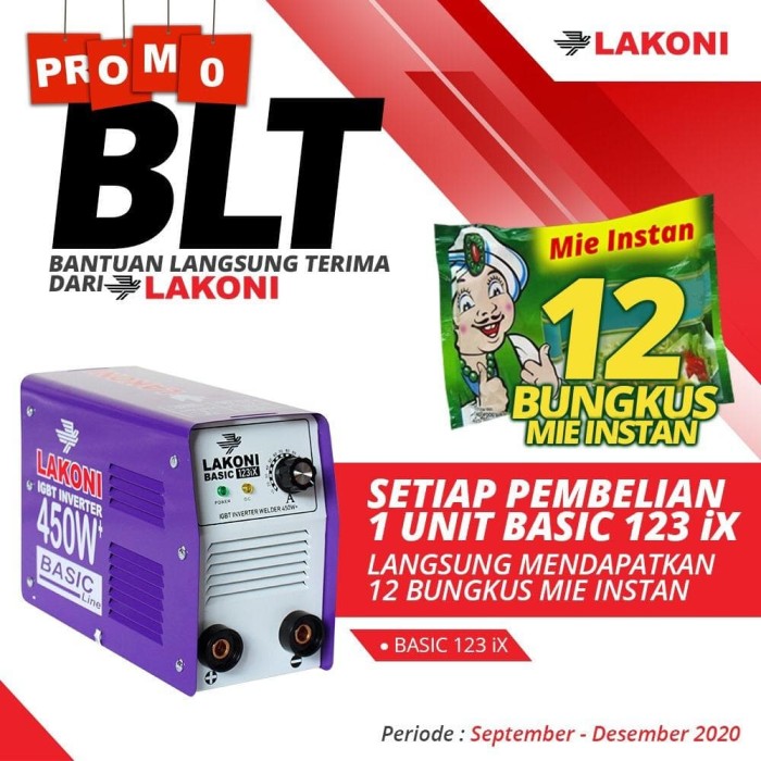 Jual Mesin Las Trafo Las Inverter Lakoni Basic 123iX | Shopee Indonesia