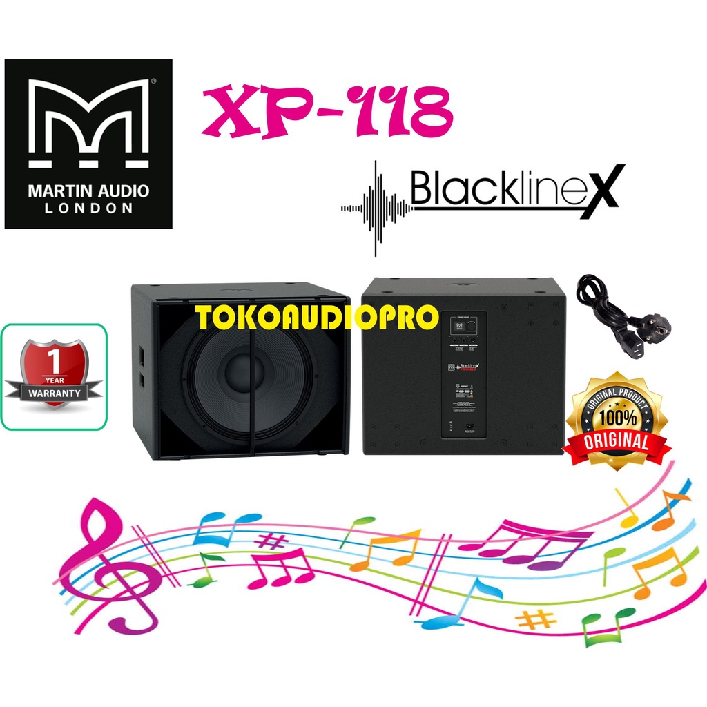 Jual Martin Audio Blackline XP118 18"Compact, Self-powered Subwoofer ...