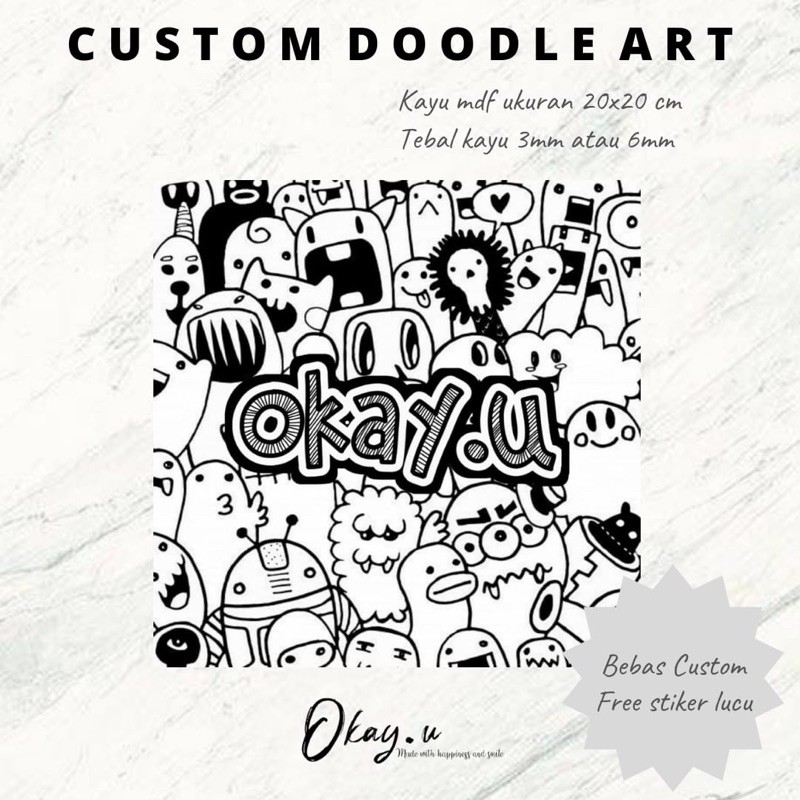 Jual Custom Doodle Art | Shopee Indonesia