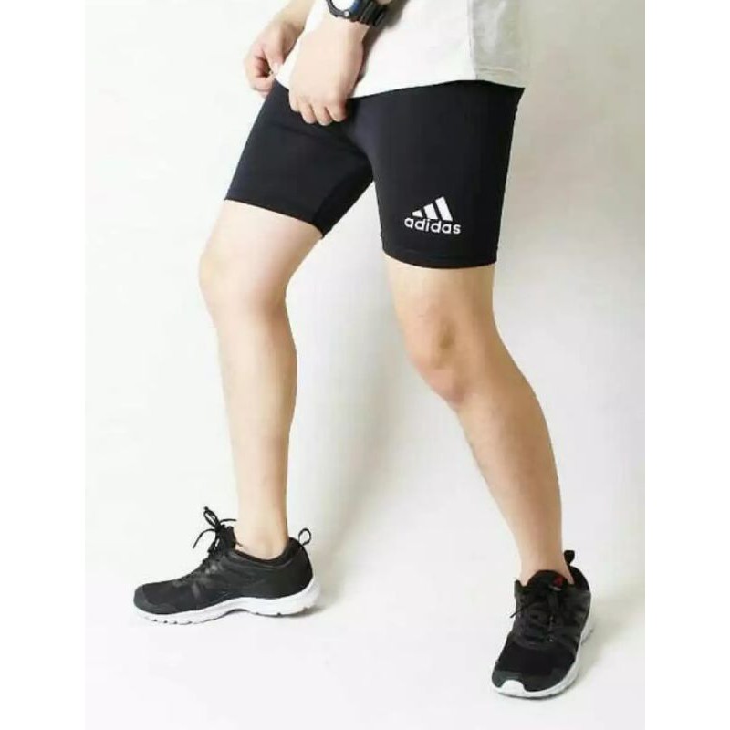 Jual celana short baselayer legging pendek pria wanita sepaha spandek ...