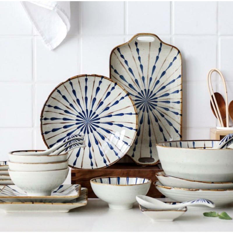 Jual Hanabi Set Exclusive Cramic Dinnerware 21 Pcs | Shopee Indonesia