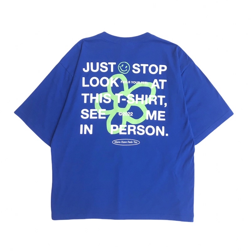 Jual Oversized MHFT - Just Stop Look at This t-shirt, See Me in Person ...