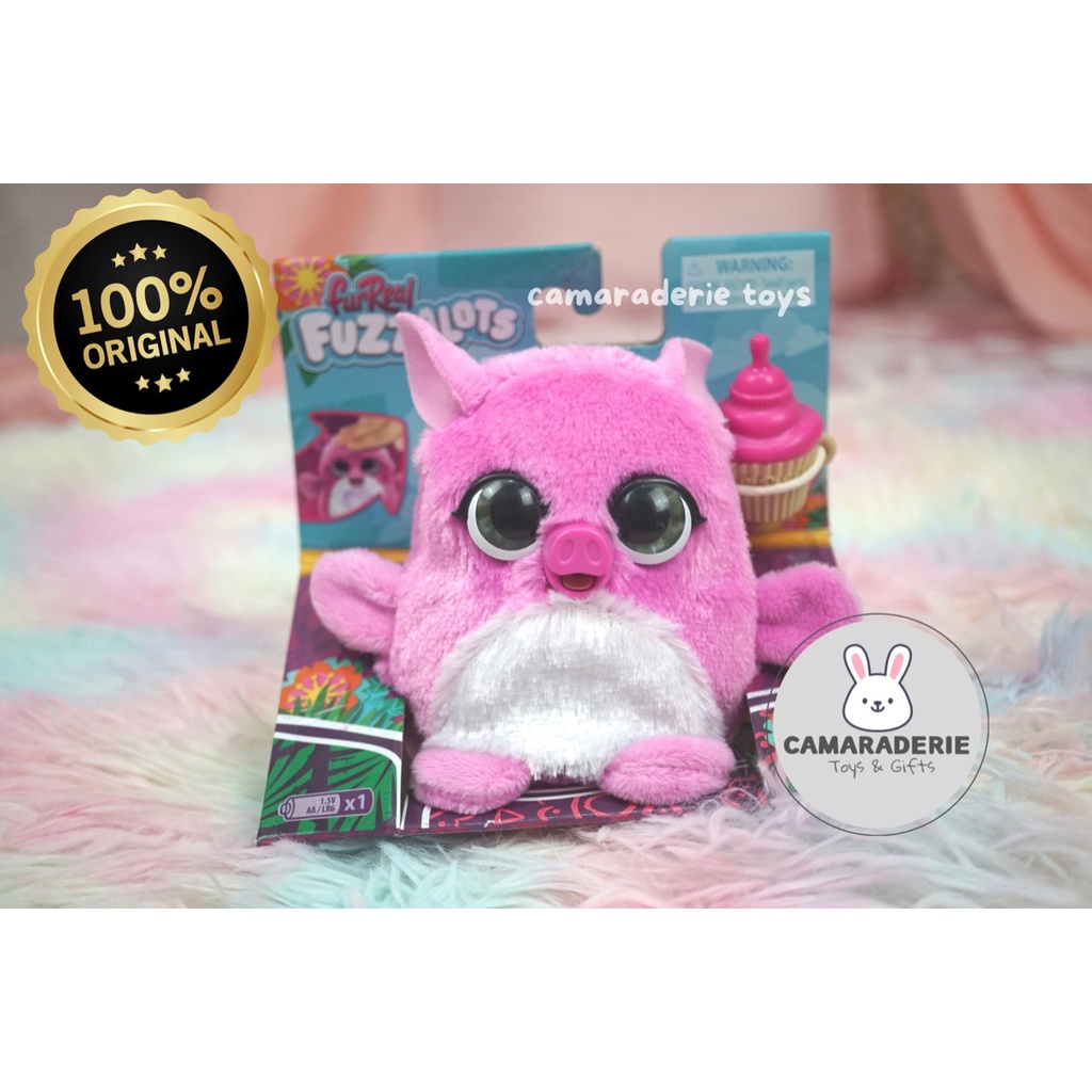 Jual FurReal Fuzzalots Pig Interactive Animatronic Color-Change Toy ...