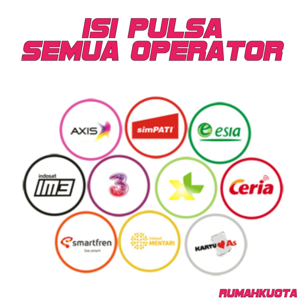 Jual ISI ULANG PULSA REGULER MURAH ALL OPERATOR TELKOMSEL XL AXIS ...