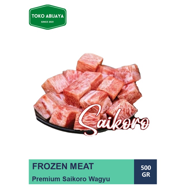 Jual Daging Premium Saikoro wagyu berat 500 gram | Shopee Indonesia
