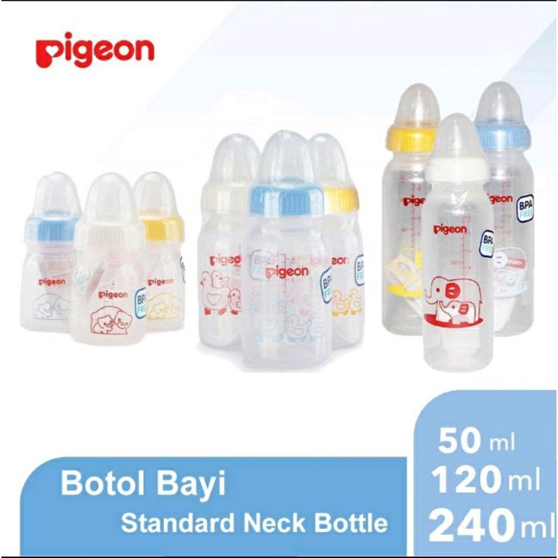 Jual BOTOL PIGEON BPA 50ML/120ML/240ML | Shopee Indonesia