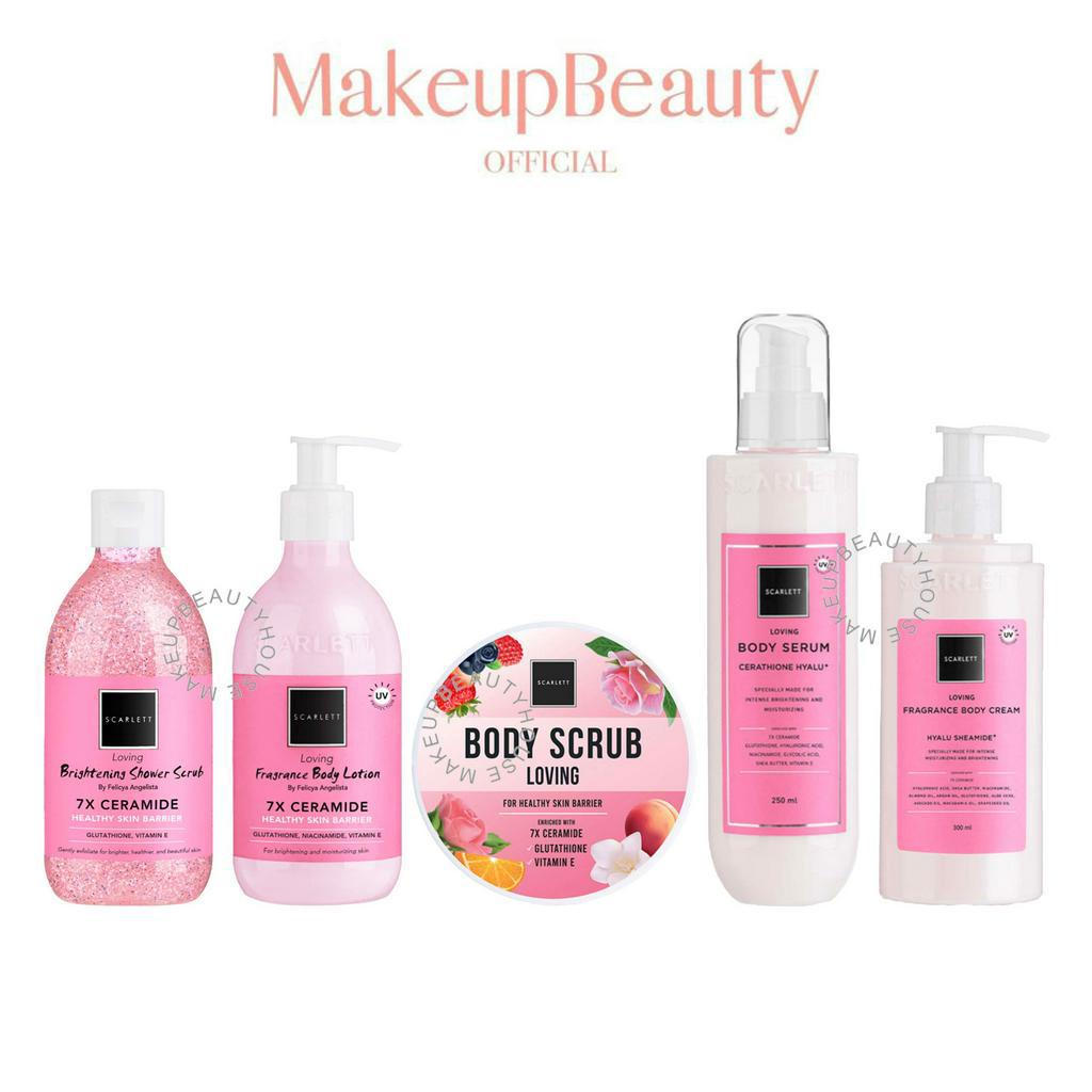 Jual SCARLETT Whitening Loving Series - Body Scrub | Shower Scrub ...