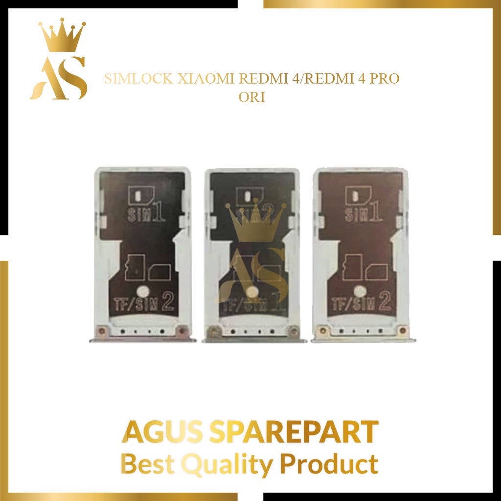 Jual SIMLOCK XIAOMI REDMI 4/REDMI 4 PRO / SIMTRAY / TEMPAT KARTU ...
