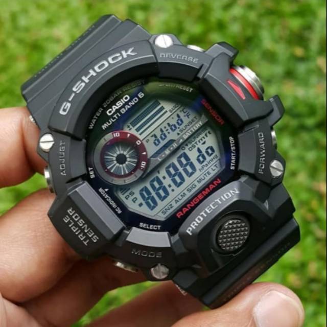 Jual Jam Pria Merek Casio Gshock G Shock GW 9400 Rangeman Black Ori BM ...