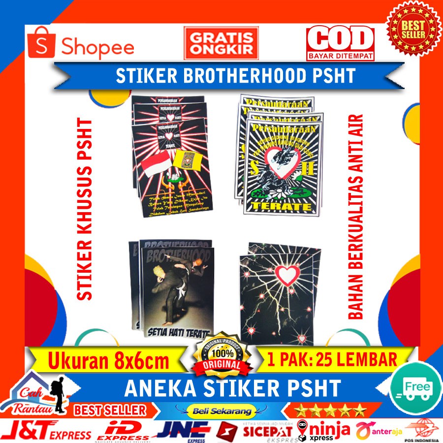 Jual Stiker PSHT Sticker Lambang SH Terate Pencak Silat 1922 Hiasan dekorasi Stiker Dinding SH ...