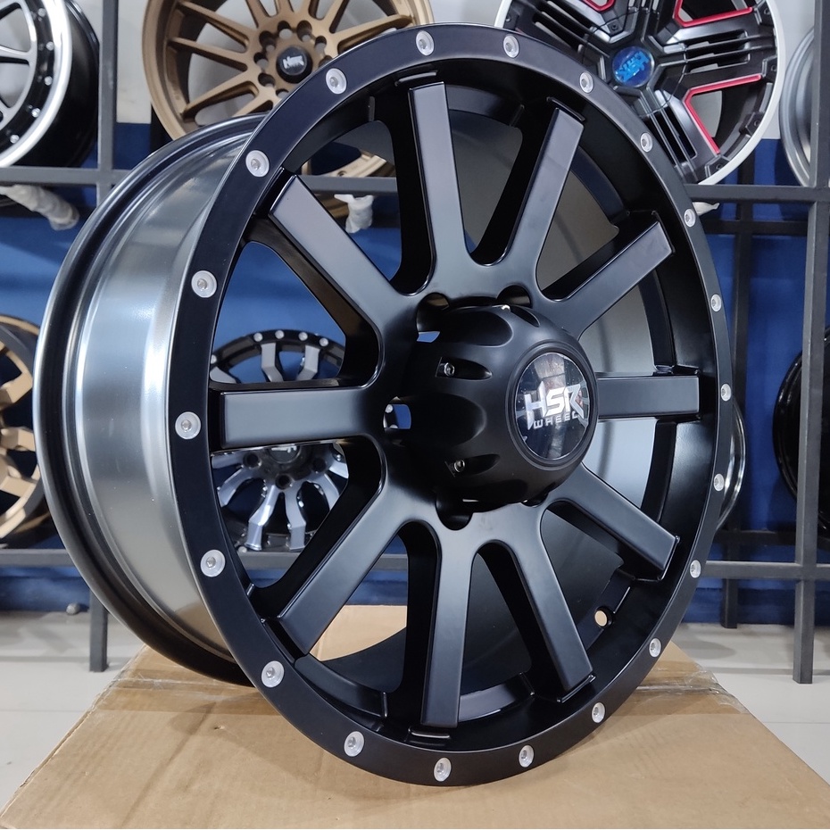Jual Velg Mobil Hsr Karas-306 R17 Lebar 8 Rata Lubang 6 Untuk Pajero ...