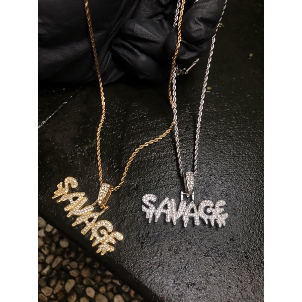 Jual SAVAGE X ROPE CHAIN ( KALUNG SKA JEWELRY SAVAGE RAPPER ) | Shopee ...