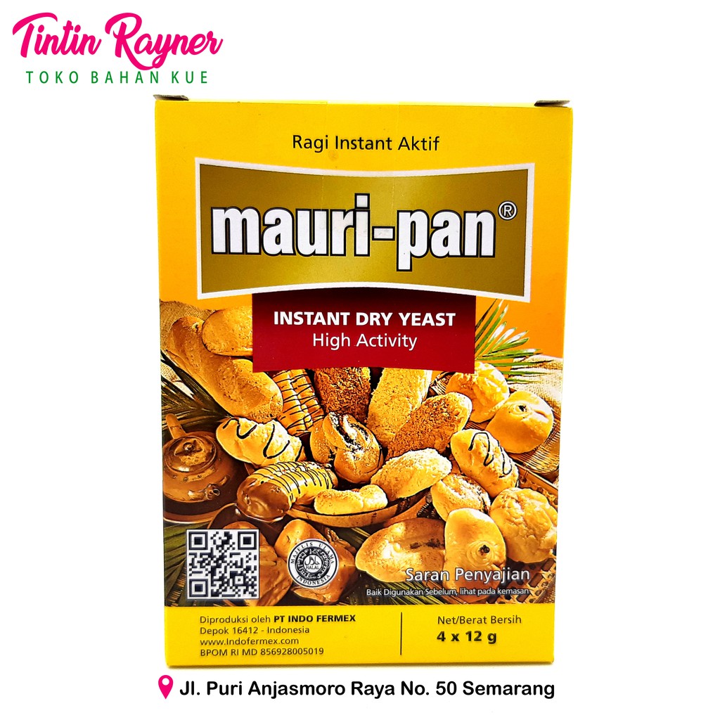Jual Mauri-Pan Instant Dry Yeast 4x12gr | Shopee Indonesia