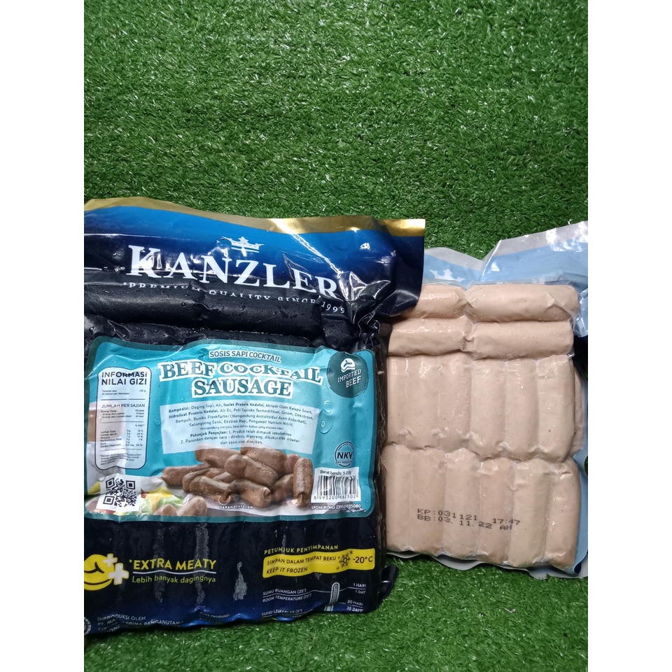 Jual KANZLER BEEF COCKTAIL SOSIS 250 GR/ SOSIS SAPI/ SOSIS KANZLER MINI ...