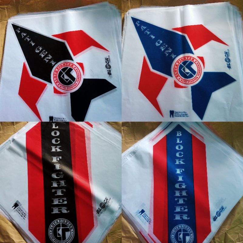 Jual ISI 100 LEMBAR KERTAS SABLON 2 WARNA, KERTAS LAYANGAN SABLON ...