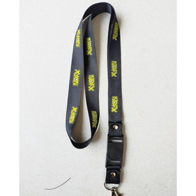 Jual Lanyard Nofx - band gantungan kunci band metal / tali lanyard band ...