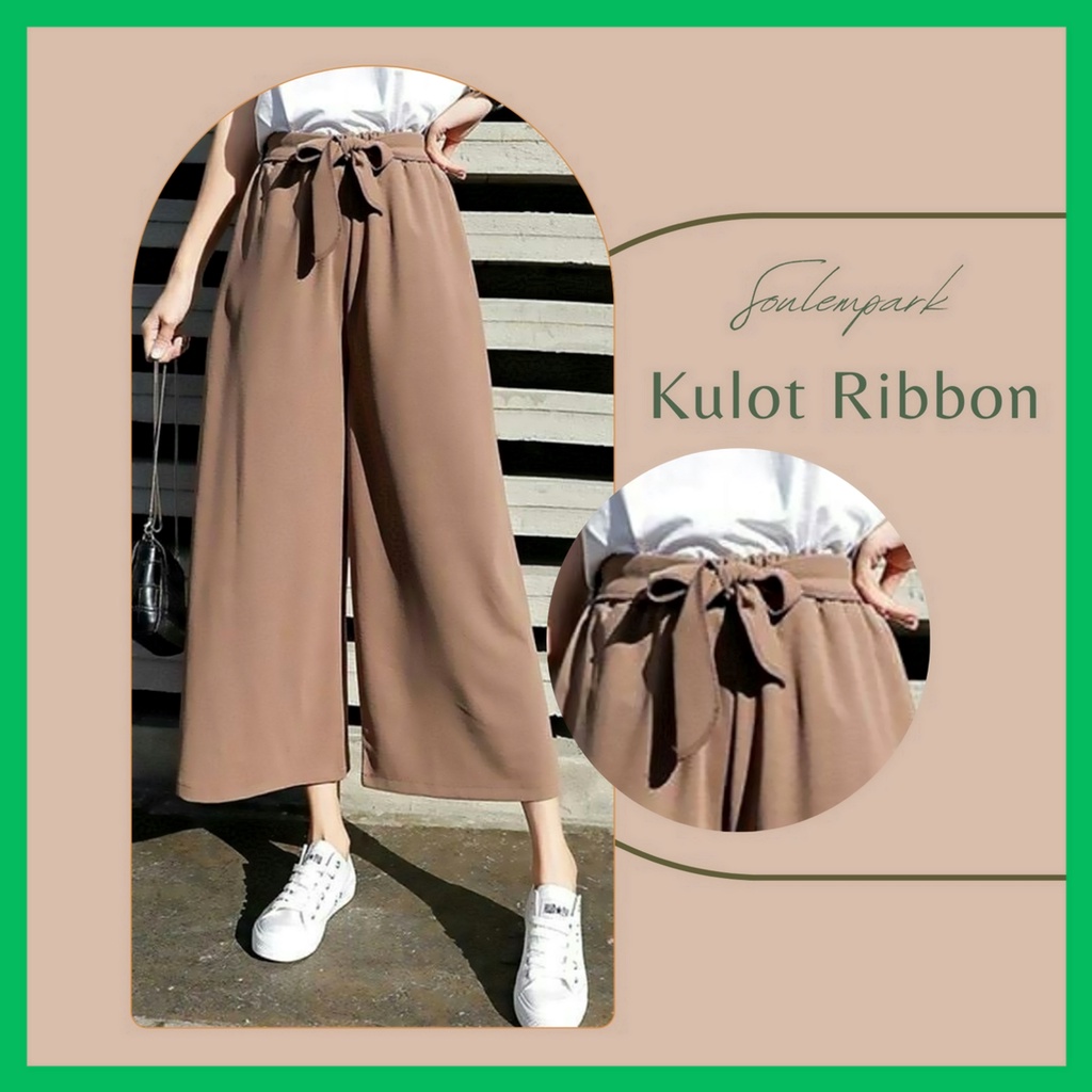 Jual Cileunyi Collection Daily Kulot Tali Wolfis / Celana Wanita Kantor ...